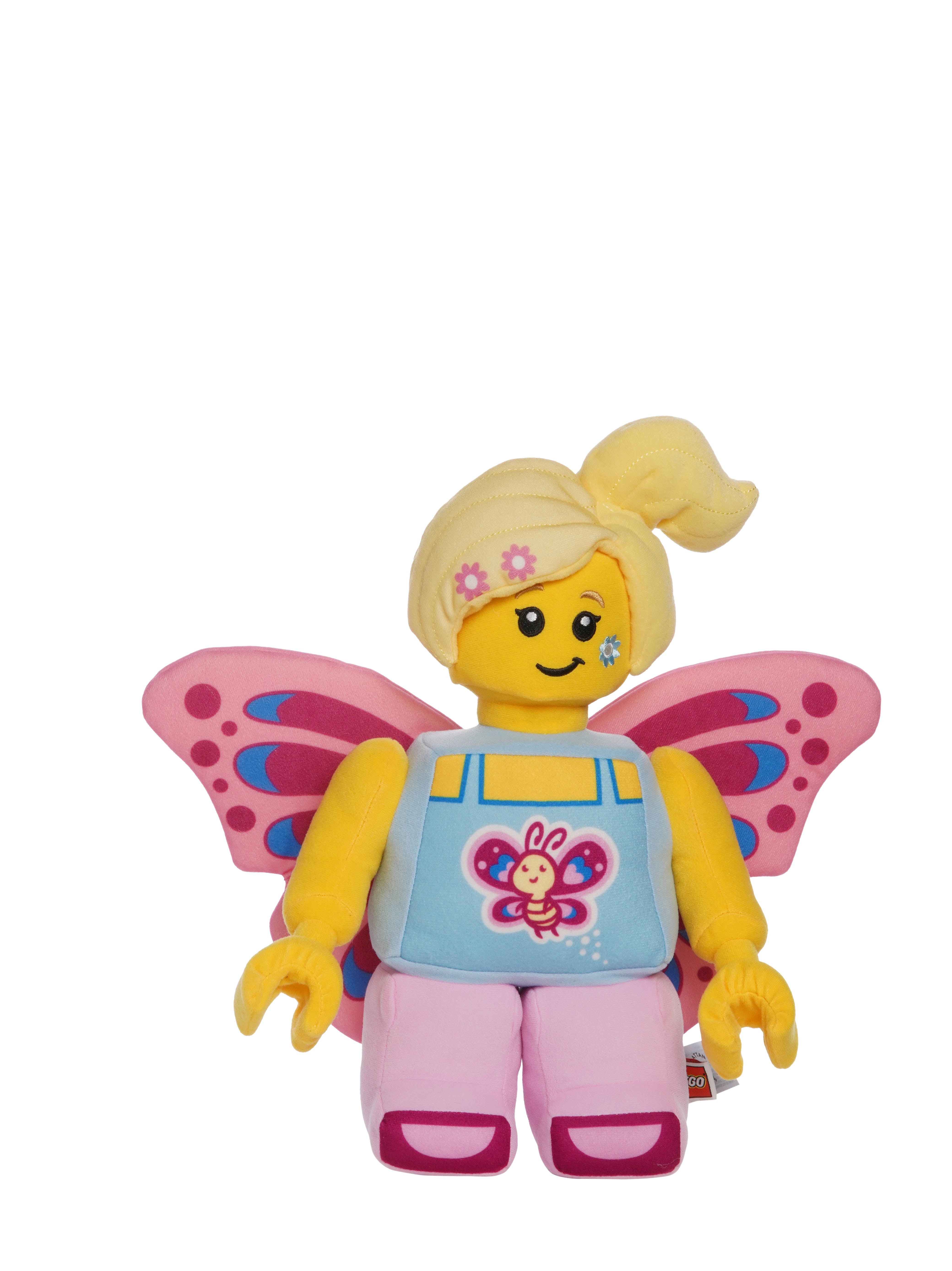 LEGO Butterfly Girl Plush Minifigure – Manhattan Toy