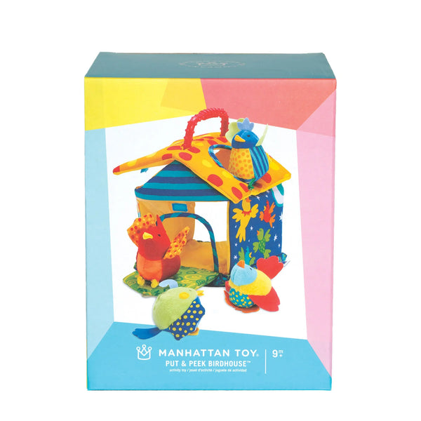 Activity Toy: Put And Peek Birdhouse By Manhattan Toy